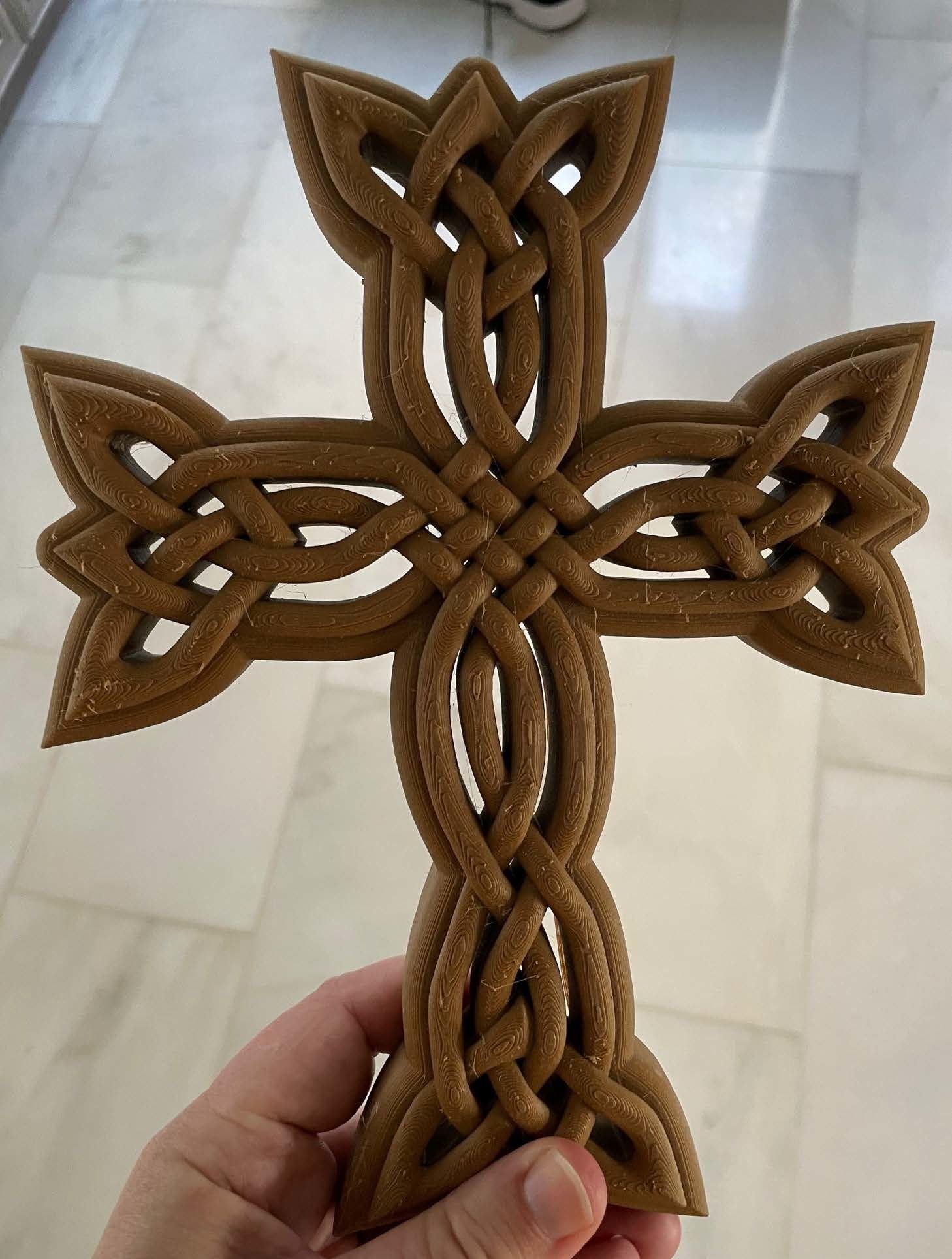 Free STL file Ornate Wood Cross 🪵・Object to download and to 3D print・Cults