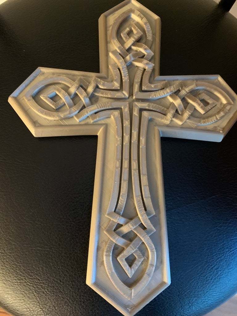 Free STL file Overlapping Cross with Base ・3D print model to download・Cults