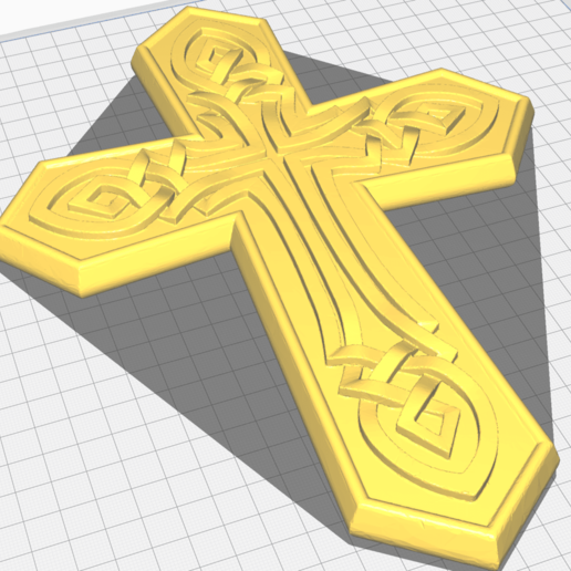 Download free STL file Overlapping Cross with Base • 3D print model ・ Cults