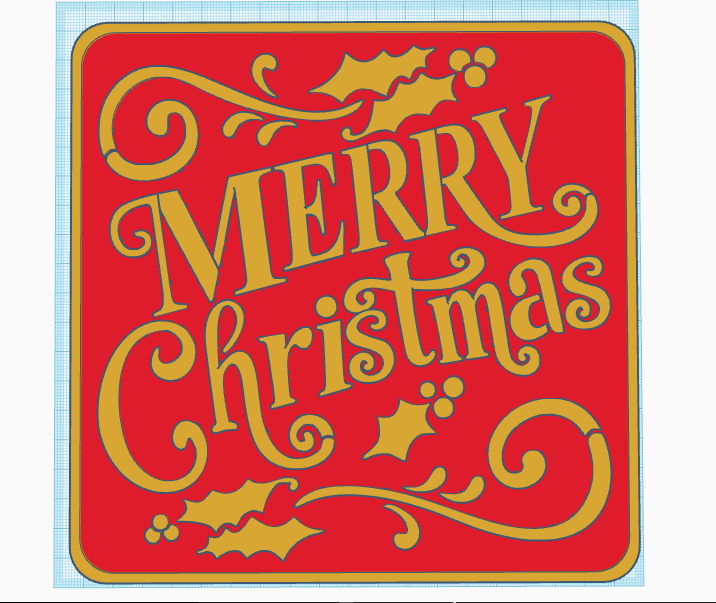STL file Christmas signs 🎄・3D print design to download・Cults