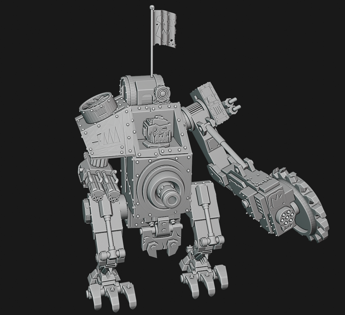 Free 3D file Ork Mech Project・Object to download and to 3D print・Cults