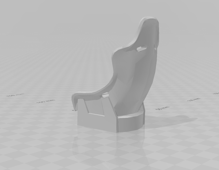 STL file Scale racing seat・3D printing idea to download・Cults