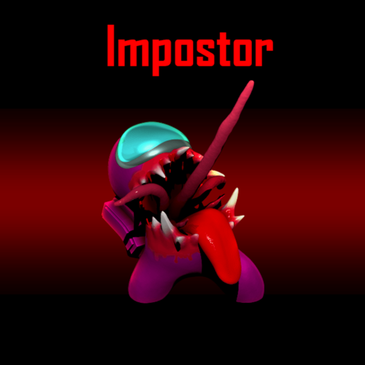Download STL file Among us Hd monster impostor • Object to 3D print ・ Cults
