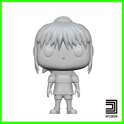 3D file CHIHIRO MOD3 SPIRITED AWAY GHIBLI FUNKO POP・3D print model to ...