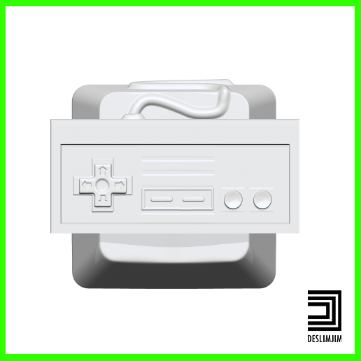 Archivo 3D Controlador Nes Keycap Estándar・Modelo de impresora 3D para ...