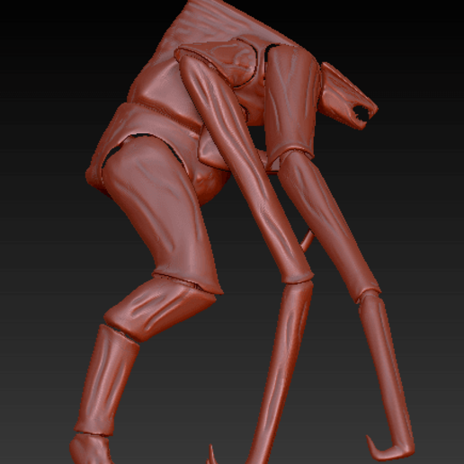 Download free STL file articulated femuto fanart • 3D printer design ...