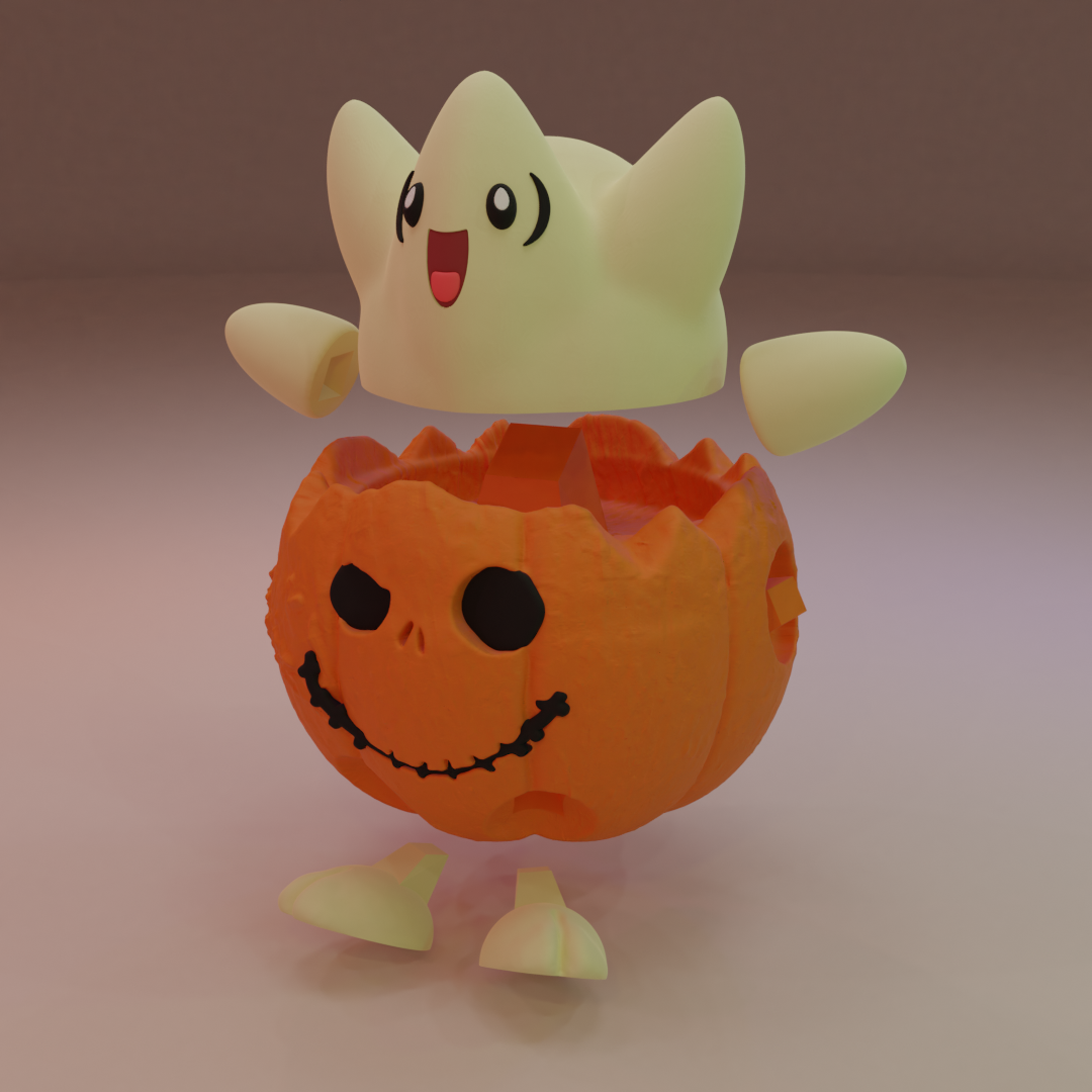 STL file Halloween Pokemon - Togepi・3D printing model to download・Cults