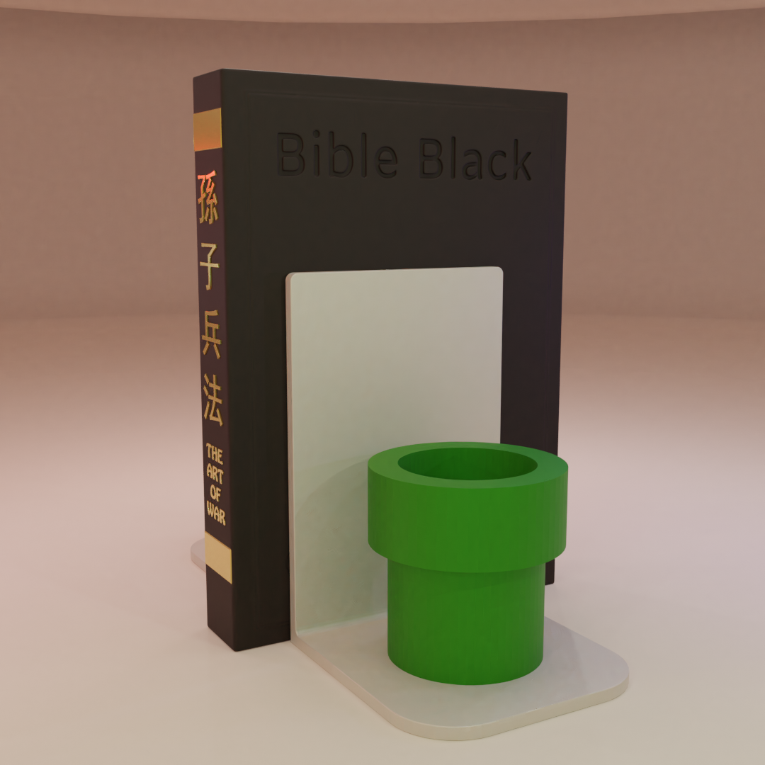 STL file Super Mario Stage Bookends・3D printer design to download・Cults