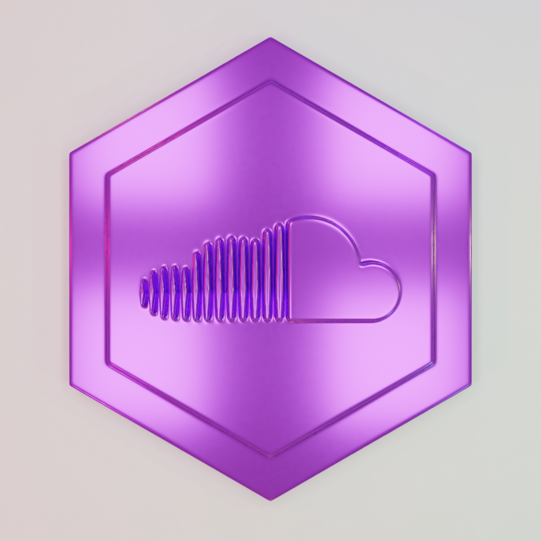 STL file FREE Badge for SoundCloud Music 🆓・3D printing idea to download ...