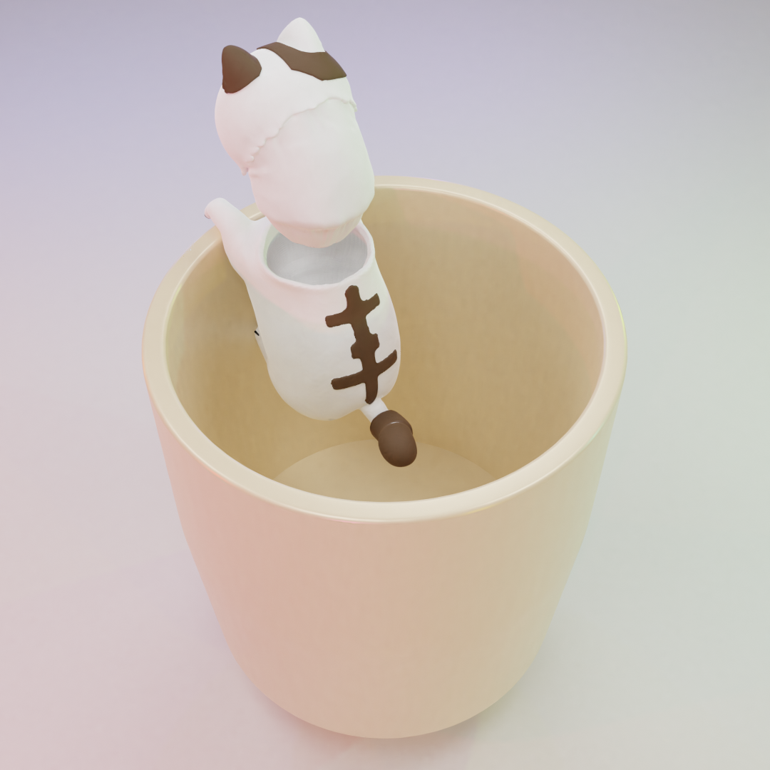 STL file Cat Tea Leaf Infuser・Template to download and 3D print・Cults
