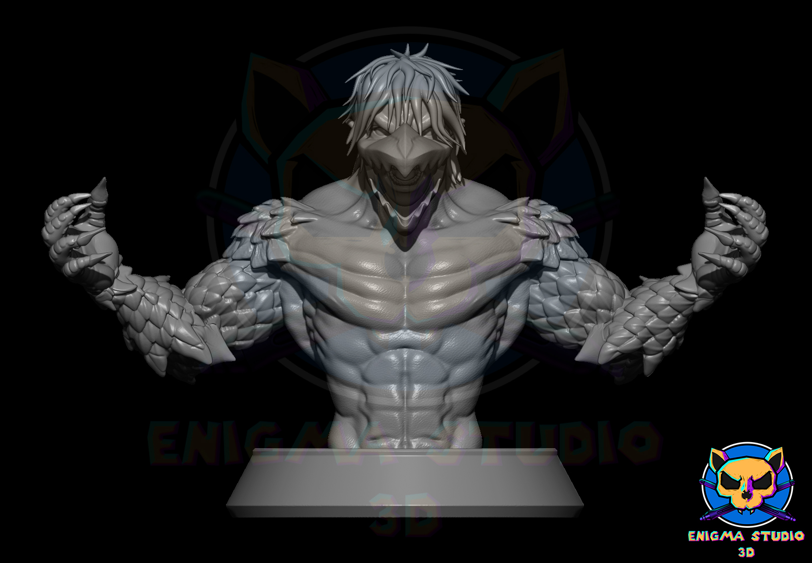 3D-Datei TITAN FALCO - shingeki no kyojin 🦸・3D-druckbares Design zum ...