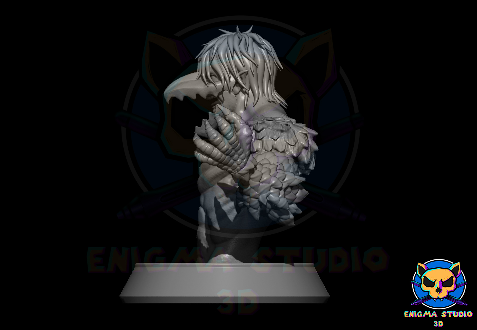 3D-Datei TITAN FALCO - shingeki no kyojin 🦸・3D-druckbares Design zum ...