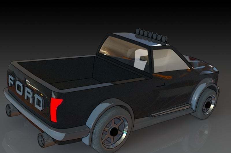 Free STL file Ford F 150 Raptor・3D printer model to download・Cults