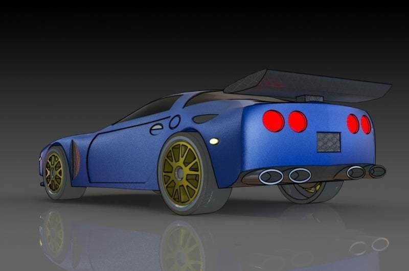 Free STL file Chevrolet Corvette C5・3D printer design to download・Cults