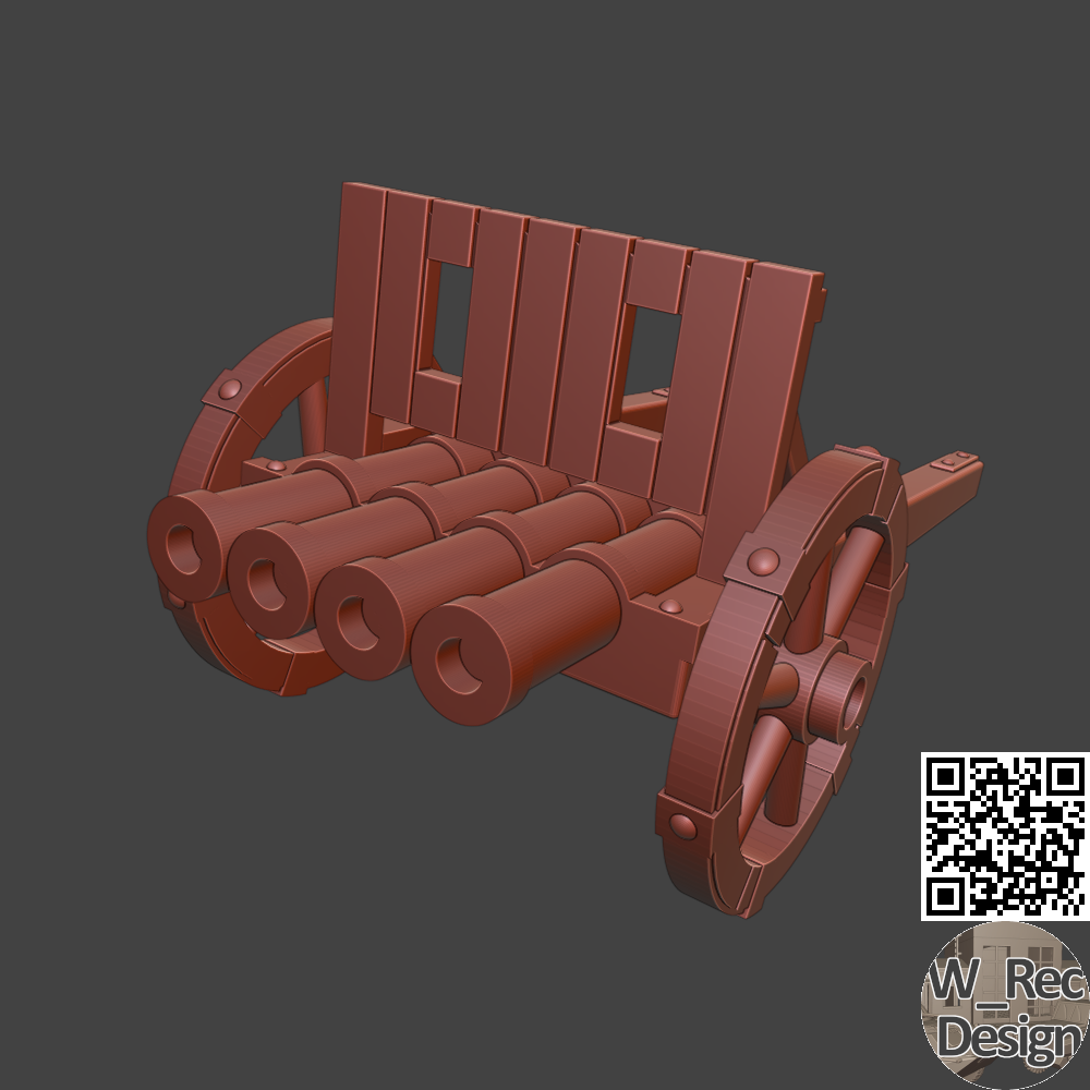 Free STL file Medieval Organ Gun / Ribauldequin・3D print design to ...