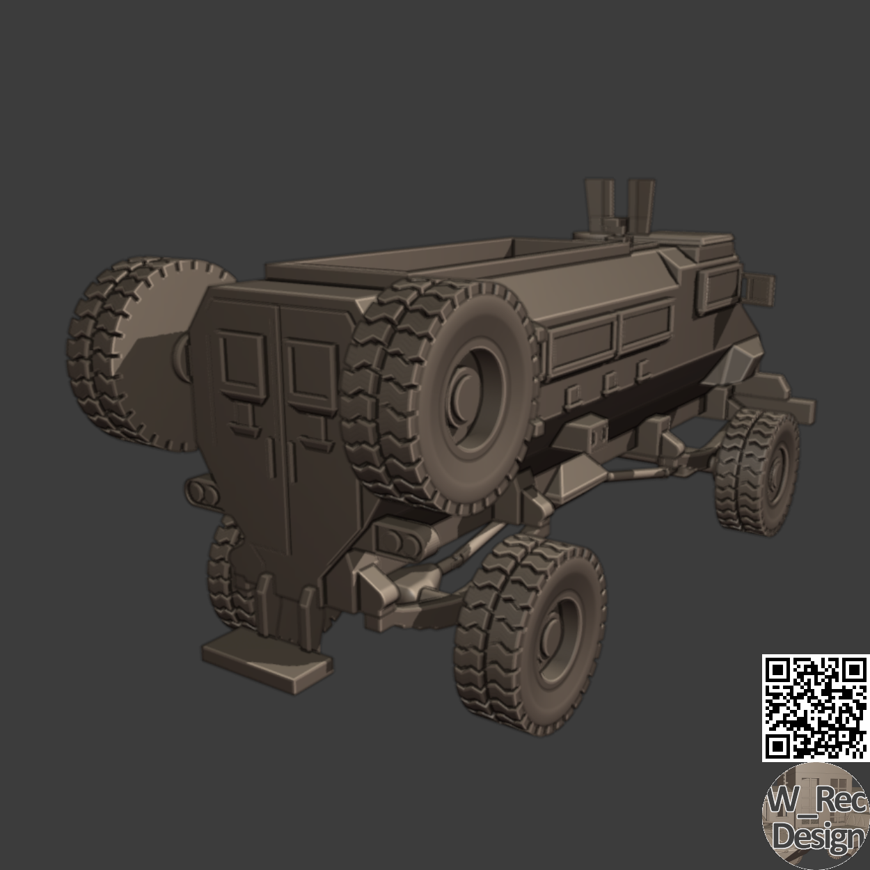 STL file CASSPIR MRAP 🪖・3D printing idea to download・Cults