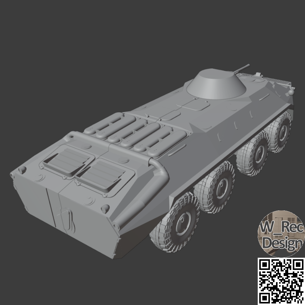 Free STL file BTR-70・3D print model to download・Cults