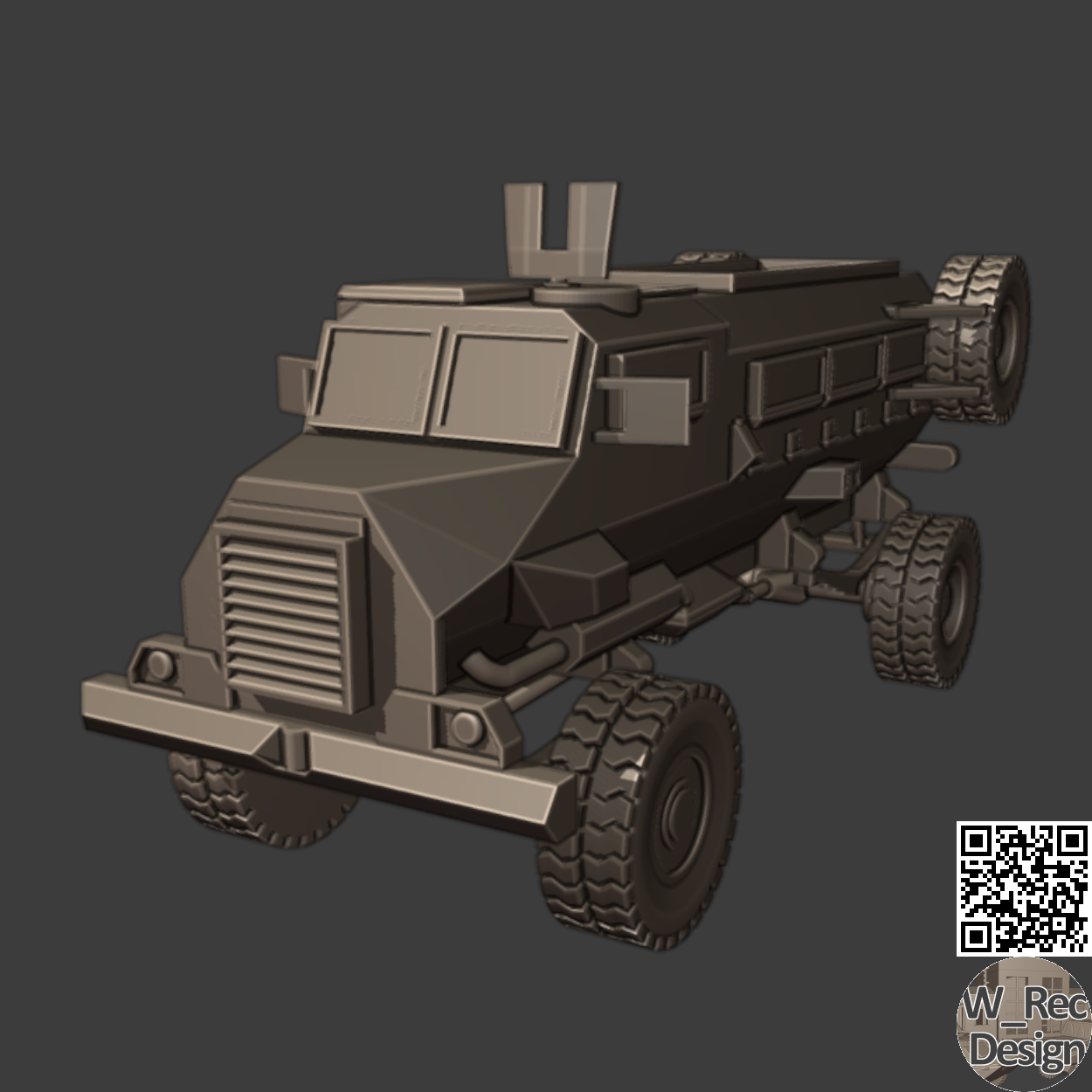 STL file CASSPIR MRAP 🪖・3D printing idea to download・Cults
