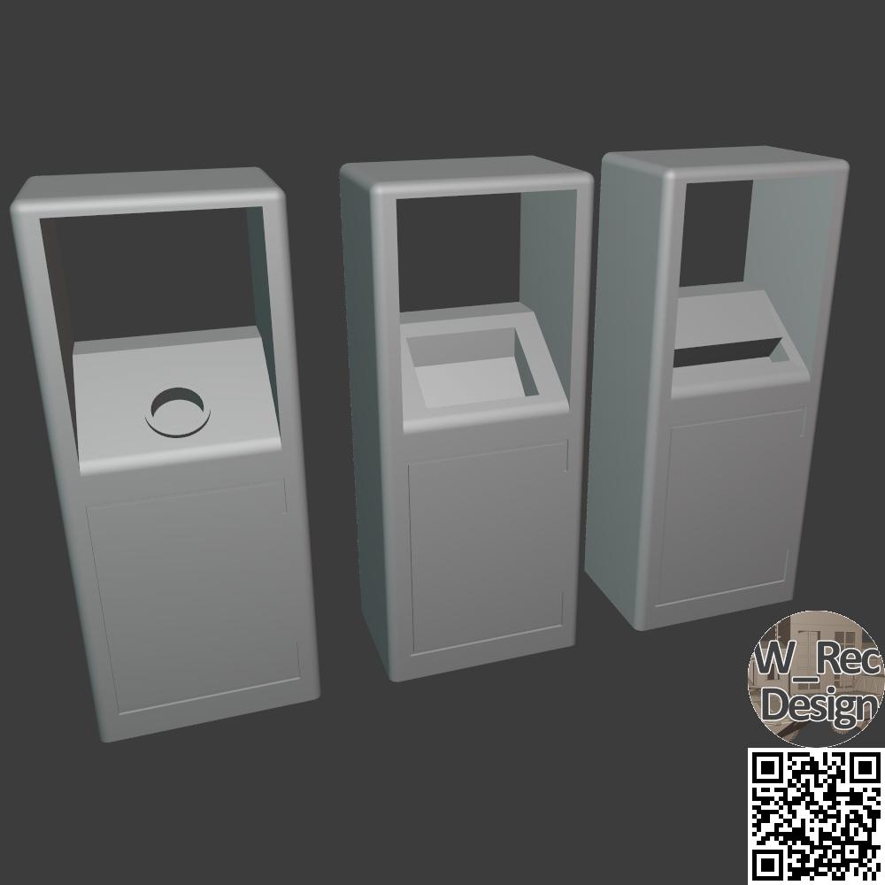 Free STL file TRASH BINS 🗑️・3D printing design to download・Cults