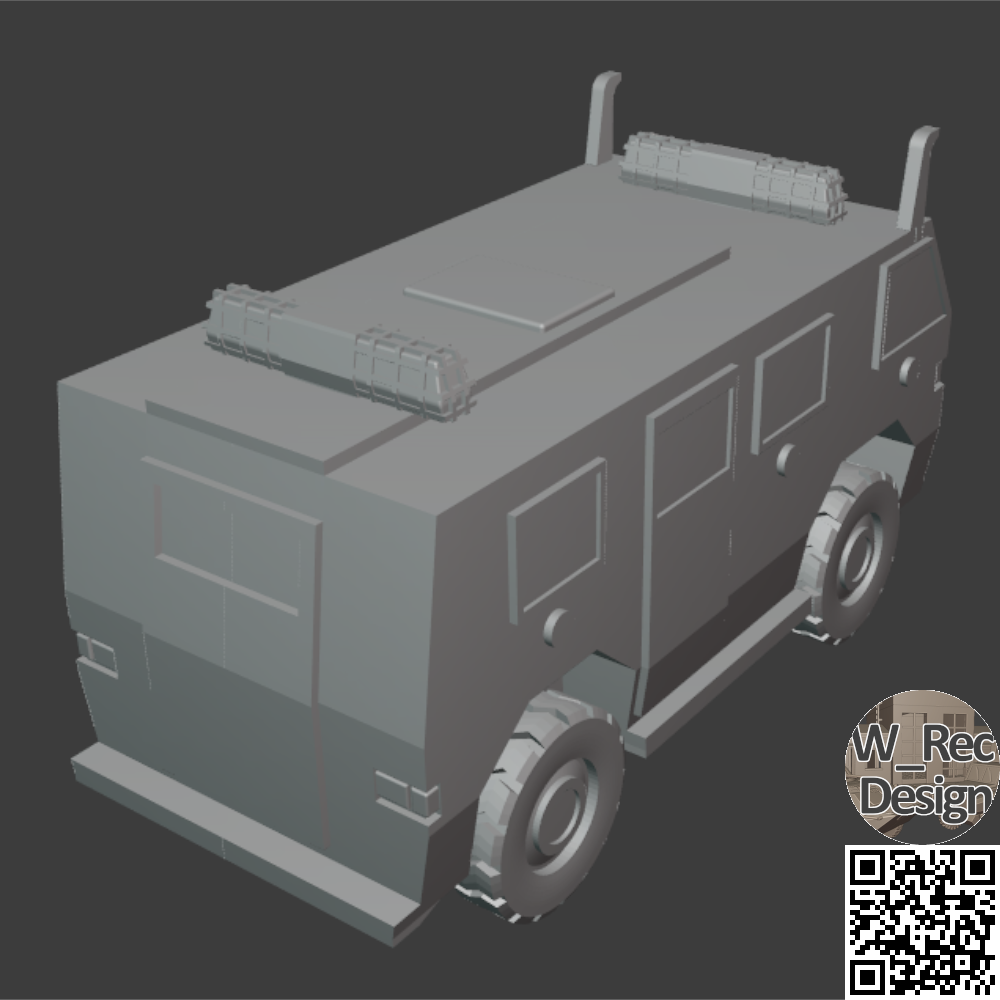 Free STL file Police Anti-Riot APC・Model to download and 3D print・Cults