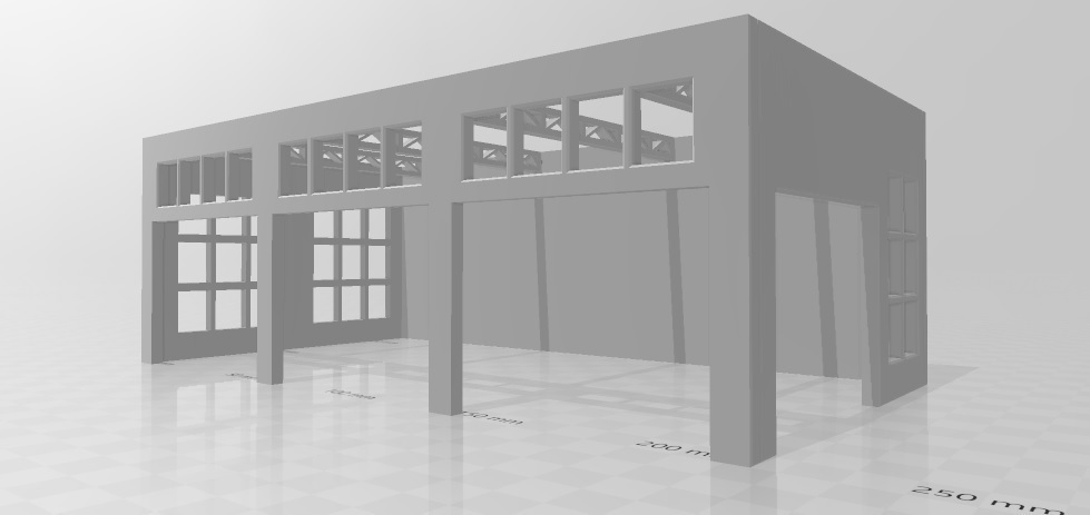 STL file 1/64th scale garage・Design to download and 3D print・Cults