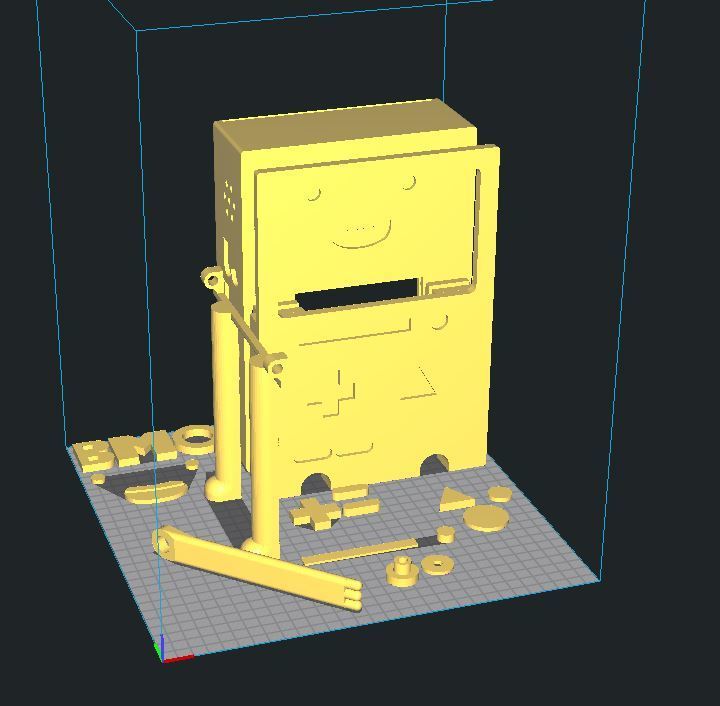 STL file BMO STAND FOR NINTENDO SWITCH・Model to download and 3D print・Cults