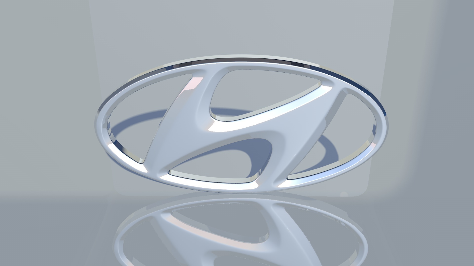 STL file Hyundai Badge 3D Print 📛・3D printing idea to download・Cults