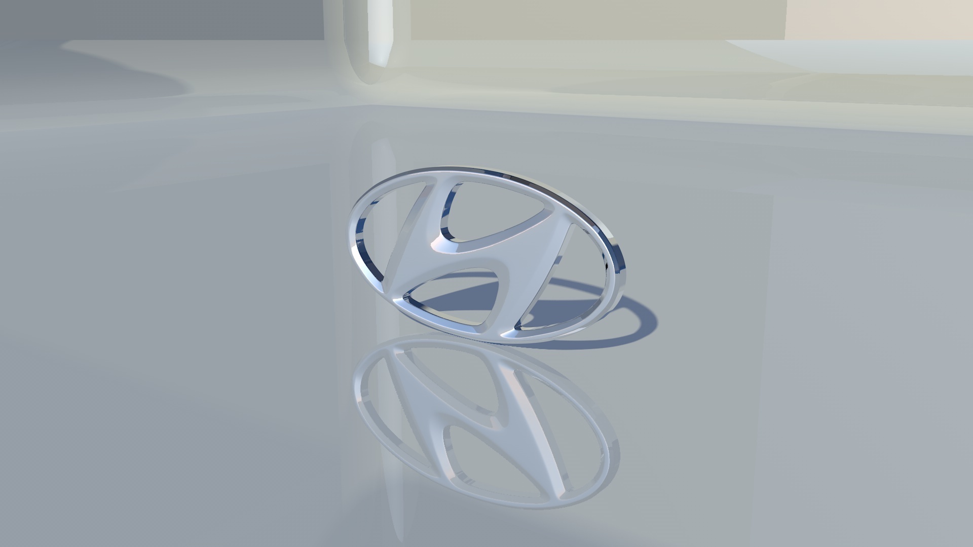 STL file Hyundai Badge 3D Print 📛・3D printing idea to download・Cults