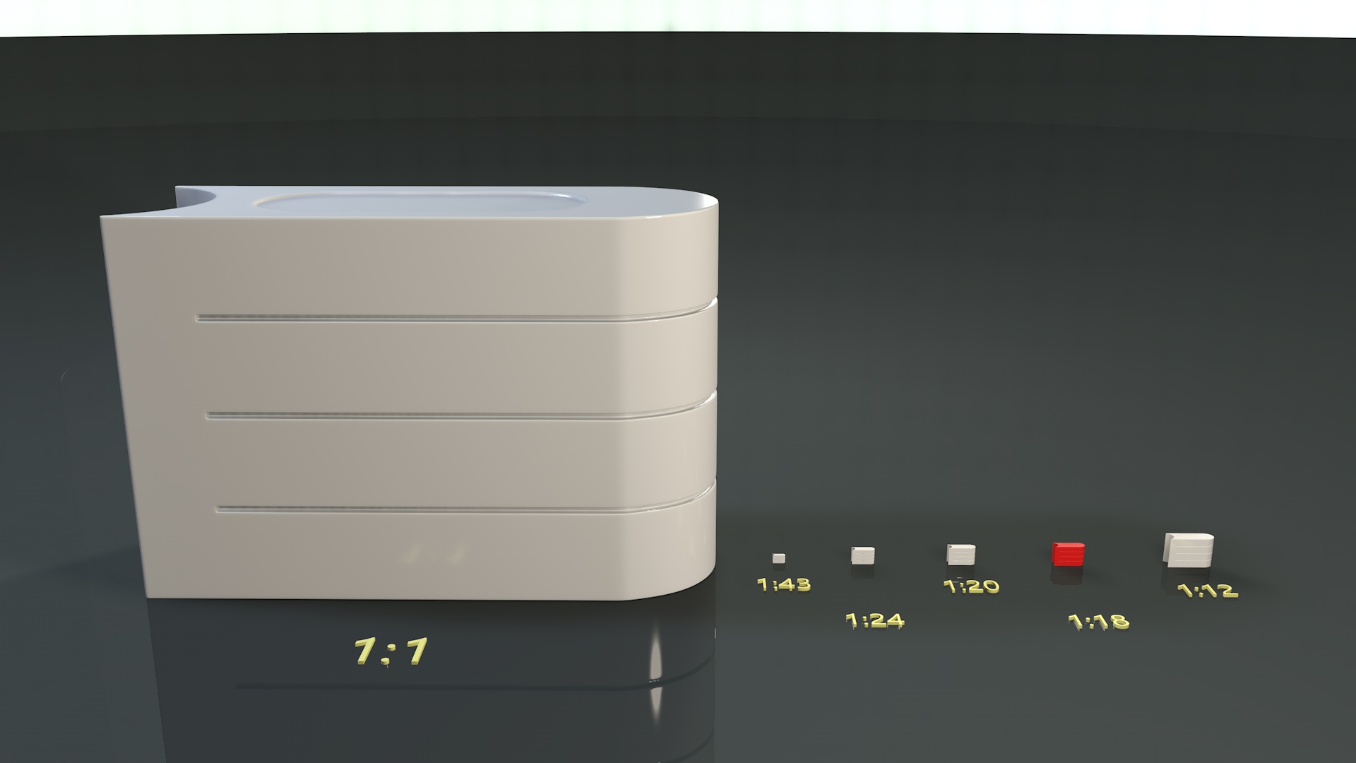 STL-Datei Tecpro Barrier 3D-Druck Modell im Maßstab 1/18・3D-Druckvorlage zum Herunterladen・Cults