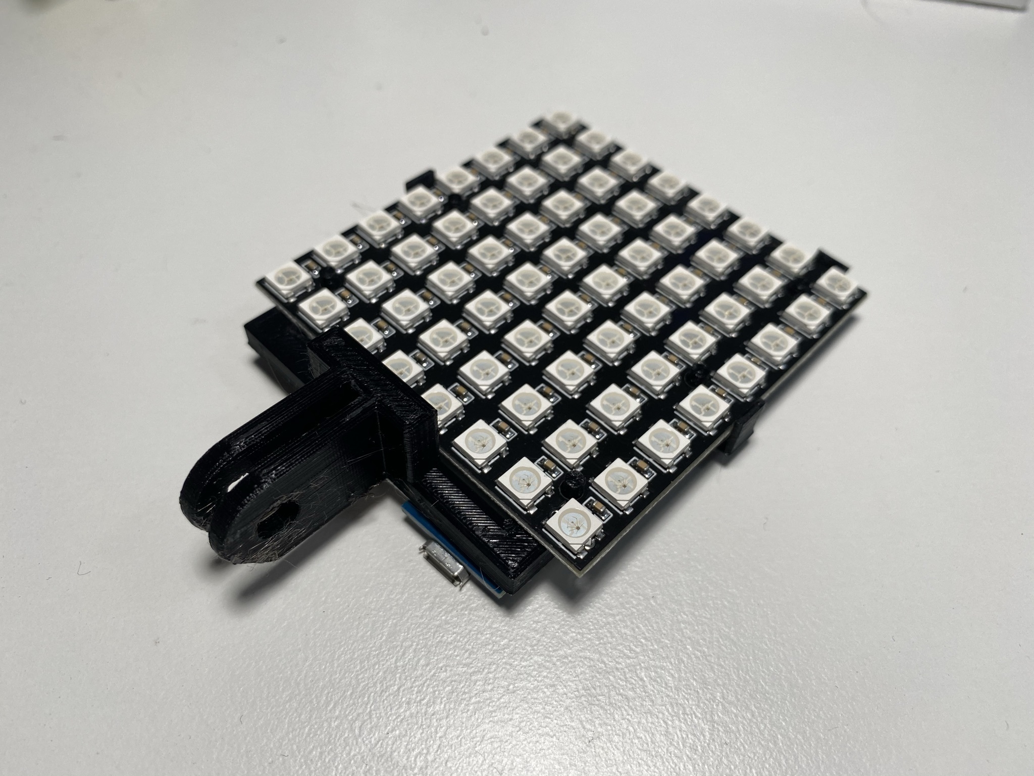 Free STL file Sim Racing Flag LED bracket (WS2812 LED matrix) 🎲・3D ...