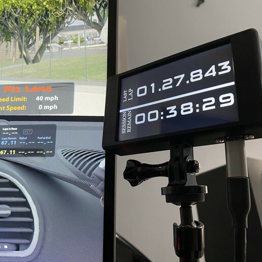 Download STL file Sim Racing Display (Vocore screen enclosure) • 3D ...