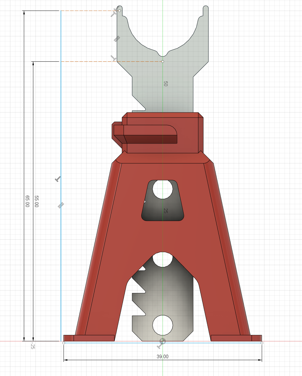 STL file Axle Stand for Scale RC Crawler or Model (Prints without ...
