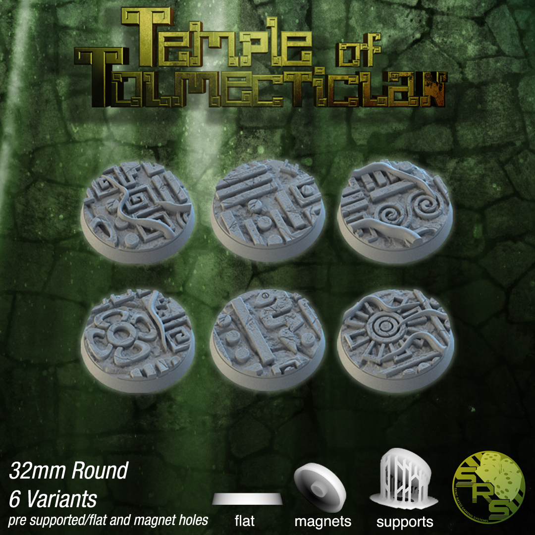3D file Aztec Bases 🟪・3D printing idea to download・Cults
