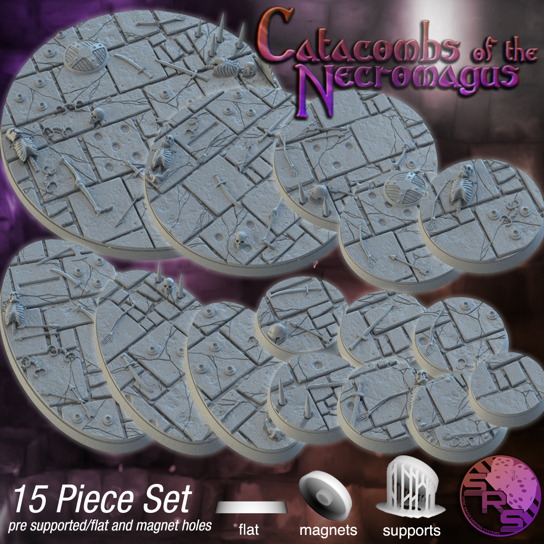 3D file Dungeon Bases 💀・Template to download and 3D print・Cults