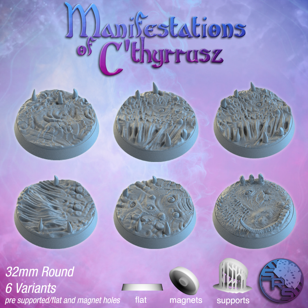 3D file Eldritch Bases 🟪・Design to download and 3D print・Cults