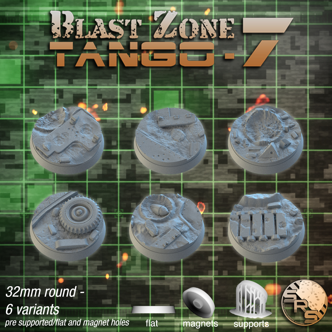 3D file Warzone Bases 🟪・3D printer design to download・Cults