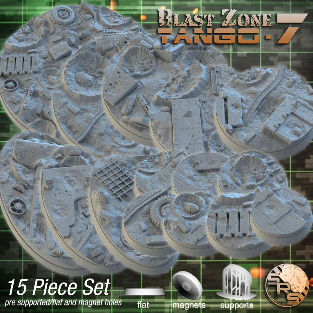 3D file Warzone Bases 🟪・3D printer design to download・Cults