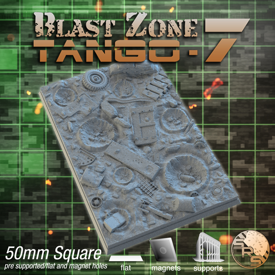 3D file Warzone Bases 🟪・3D printer design to download・Cults