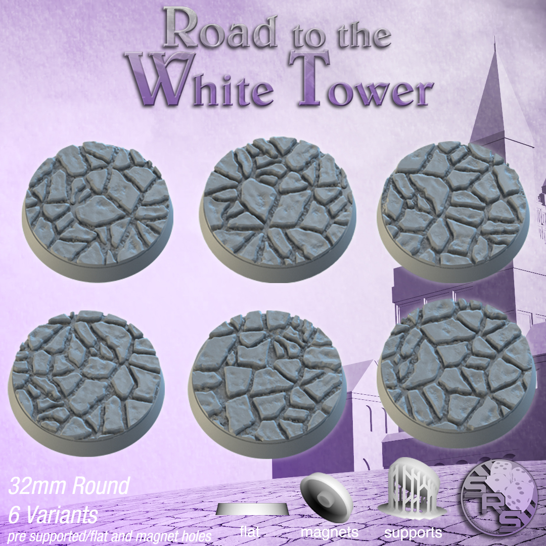 3D file Flagstone Bases 🟪・3D printer design to download・Cults