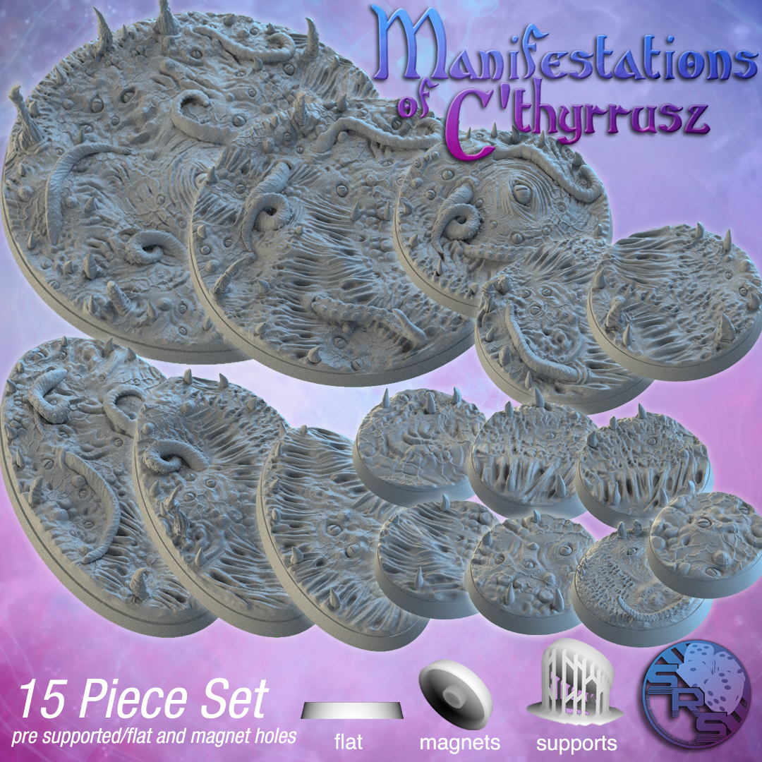 3D file Eldritch Bases 🟪・Design to download and 3D print・Cults