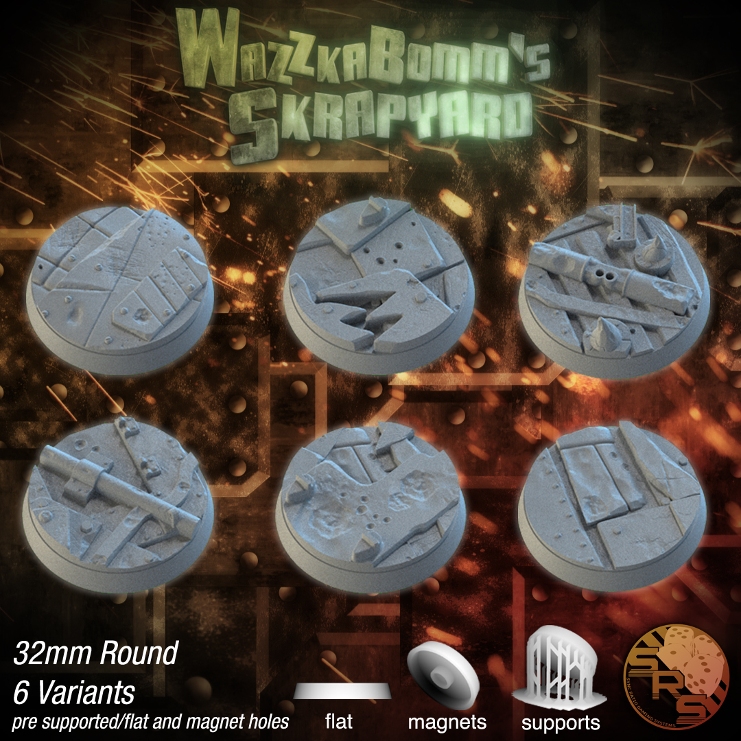 3D file Scrap Bases 🟪・3D printer model to download・Cults