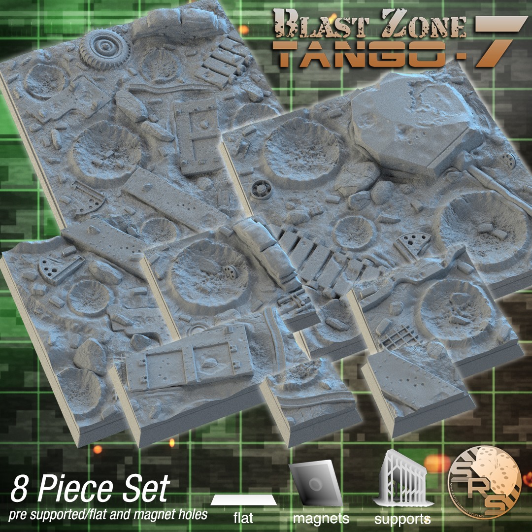 3D file Warzone Bases 🟪・3D printer design to download・Cults