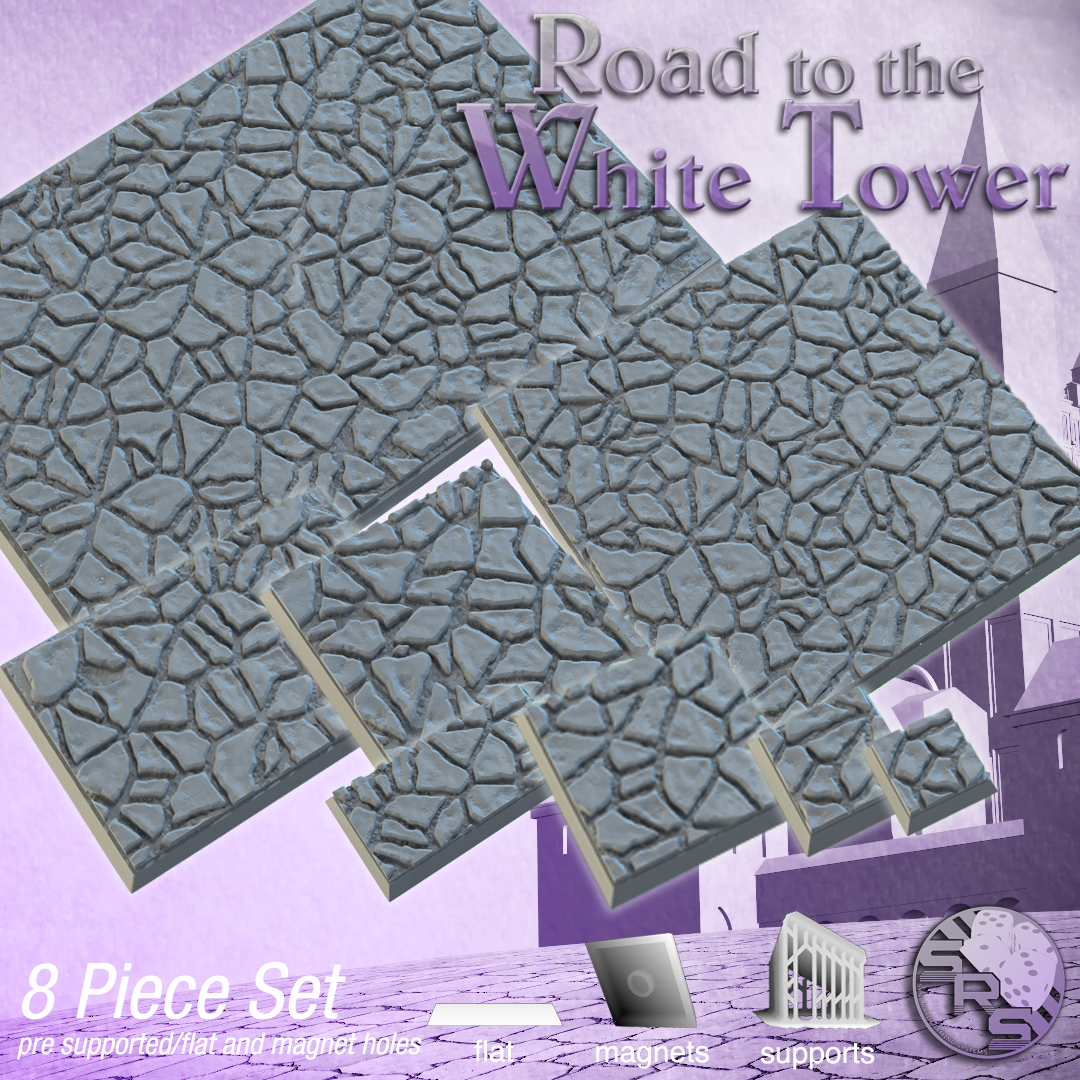 3D file Flagstone Bases 🟪・3D printer design to download・Cults