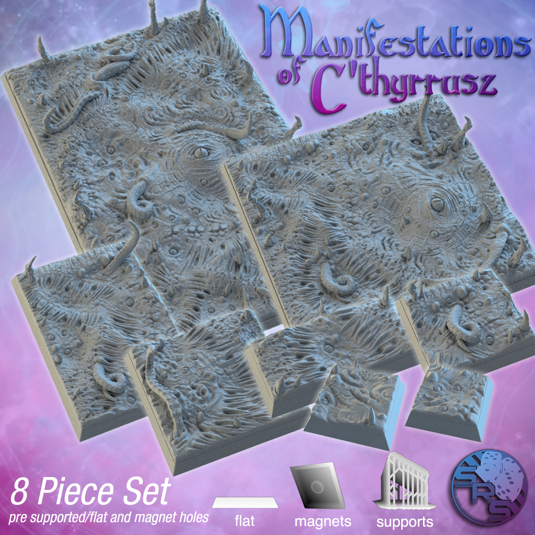 3D file Eldritch Bases 🟪・Design to download and 3D print・Cults