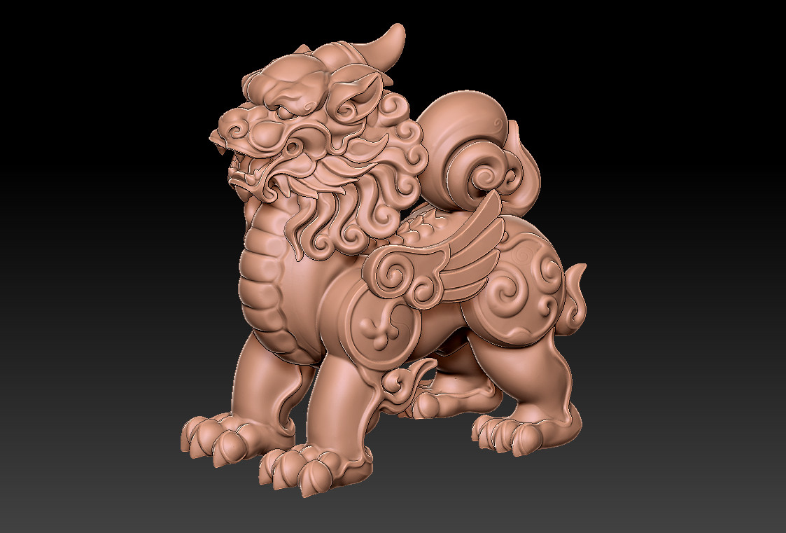 STL file Kirin drives away evil and transforms lucky ornaments・3D ...