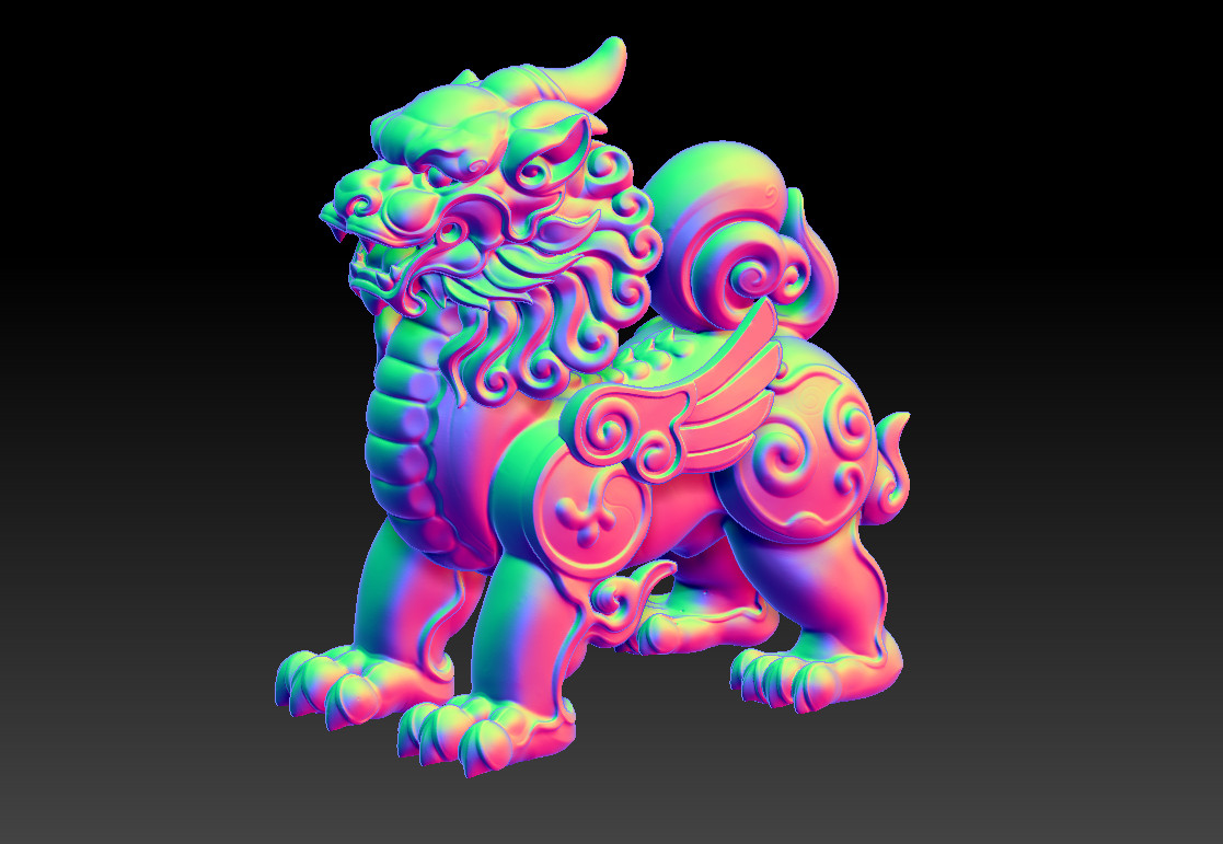 STL file Kirin drives away evil and transforms lucky ornaments・3D ...