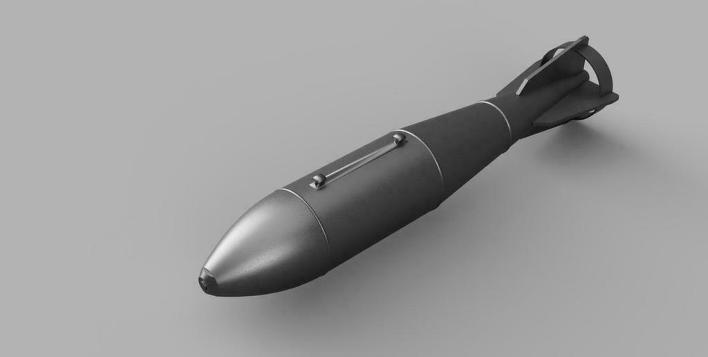 Archivo 3D gratis Bomba FAB-500 M62 para Mig 29 de ala libre・Modelo ...
