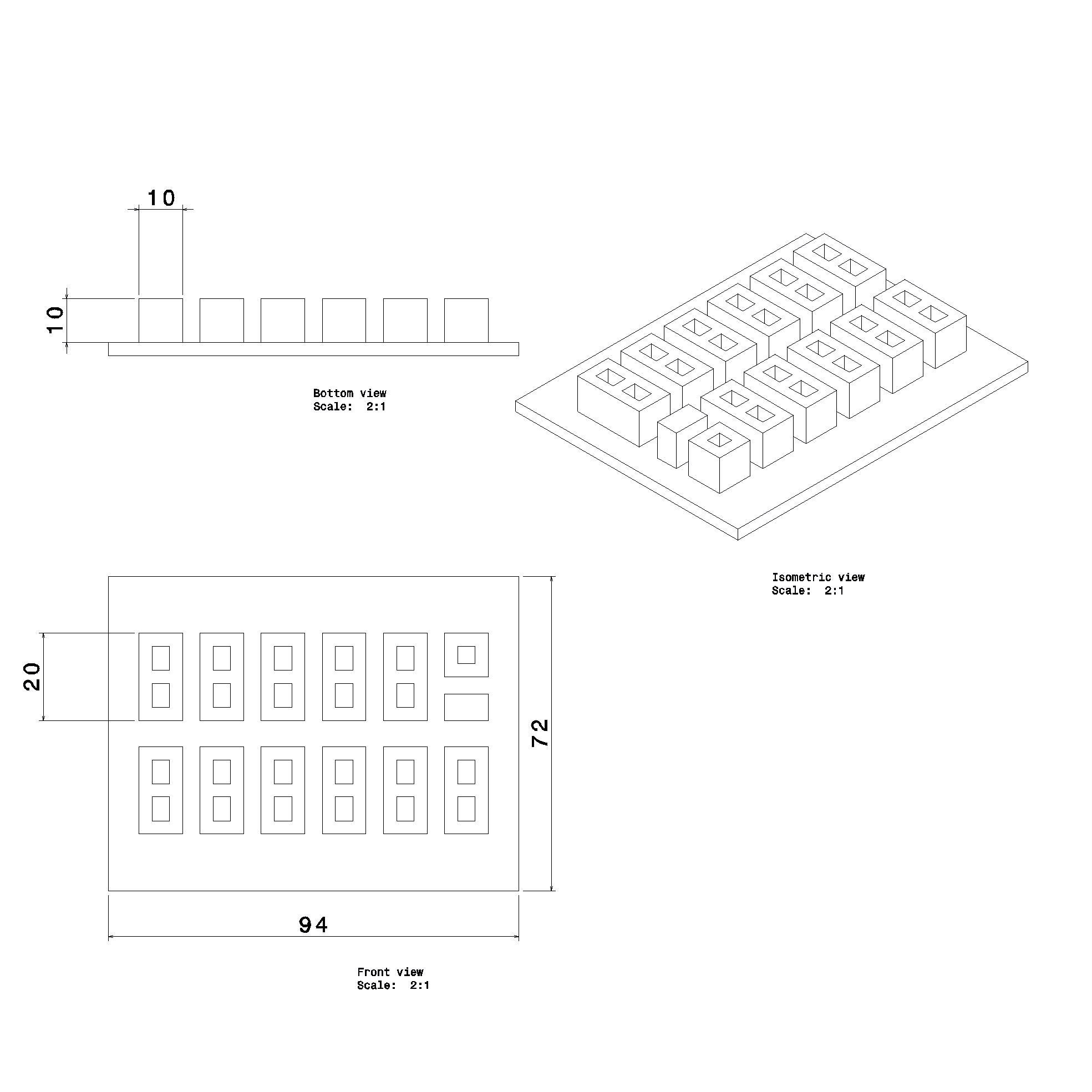 STL file block silicone mold・3D printing idea to download・Cults