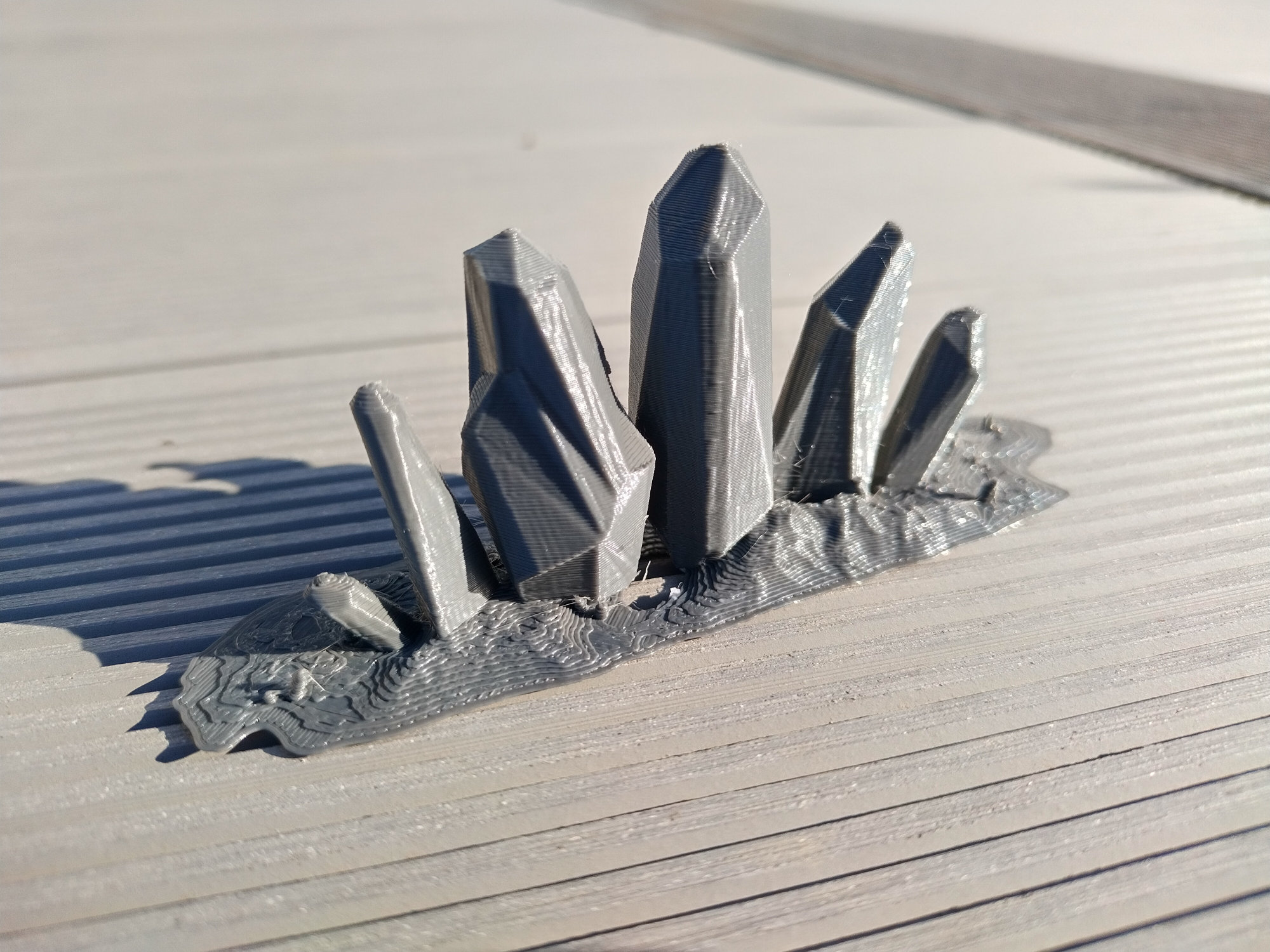 Free STL file Crystal Formation Terrain・3D printable object to download ...
