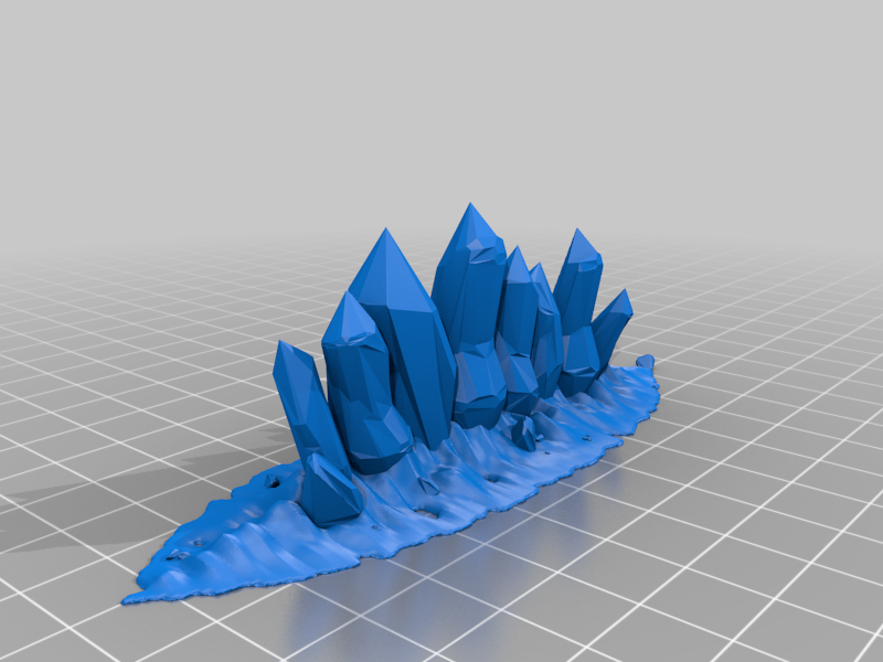 Free STL file Crystal Wall・3D printable object to download・Cults